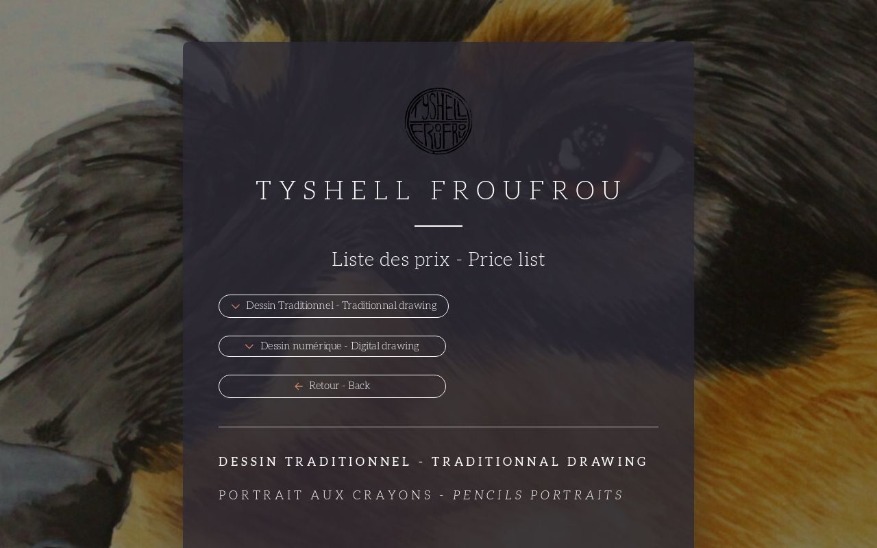 Tyshell Froufrou's price list